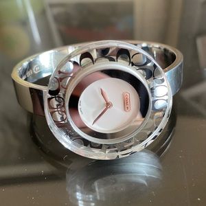 Coach Accessories | Watch Brown Monogram Leather Band | Poshmark